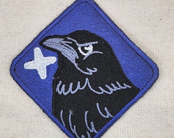 Iron on Patch Sew on Patch Crow DIY Patches Heat on Patch Embroidered ...
