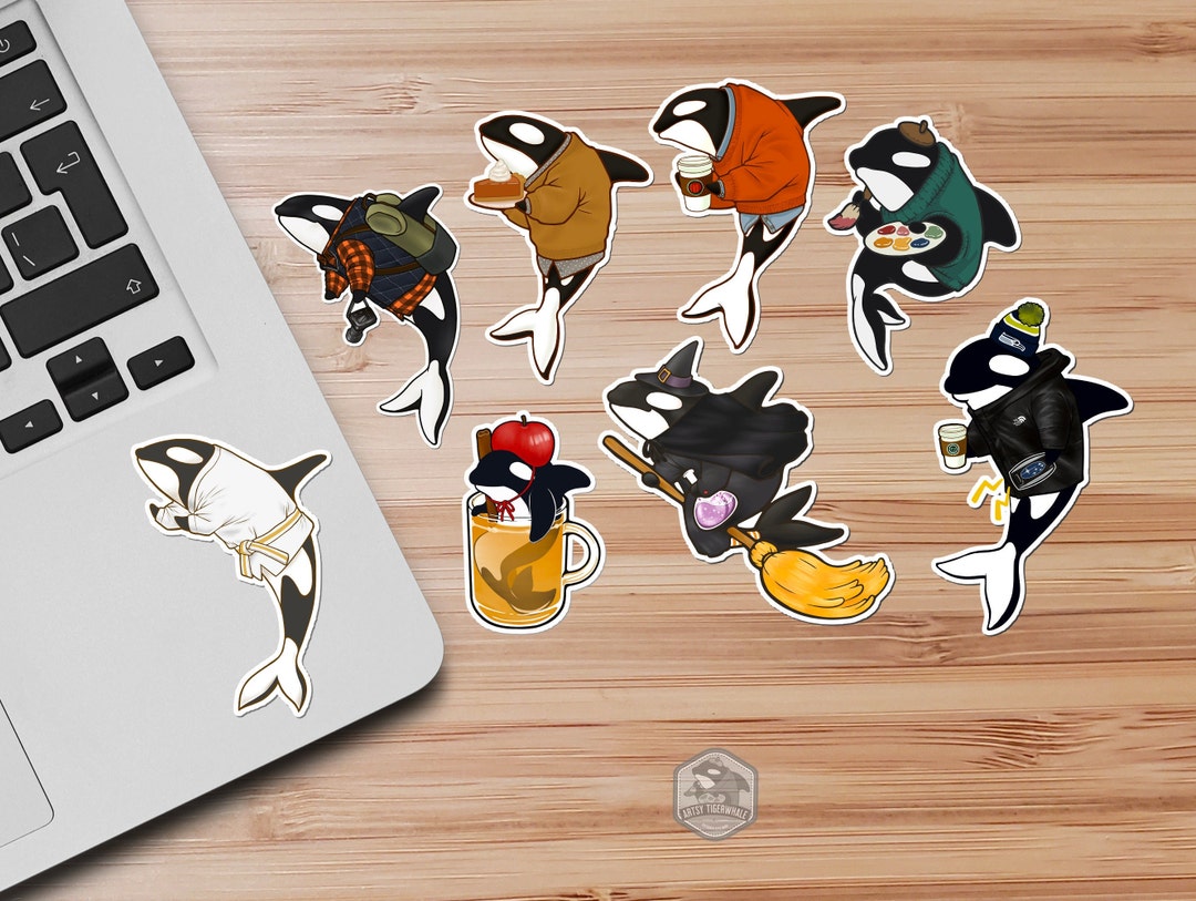 1 Inch MINI - Mini(1") Stickers Pack VOL.1 - Sticker Set of 8 - Water ...