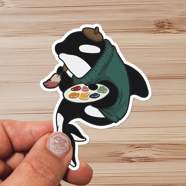 Orca Whale Sticker - Etsy
