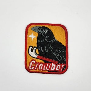 Iron on Patch - Sew on Patch - Crow - DIY Patches - Heat on Patch ...