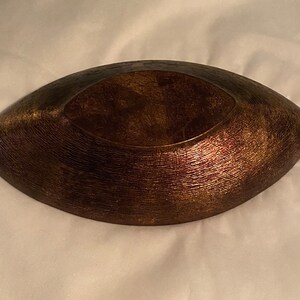 Vintage Bombay Bronze Glass Bowl - Etsy