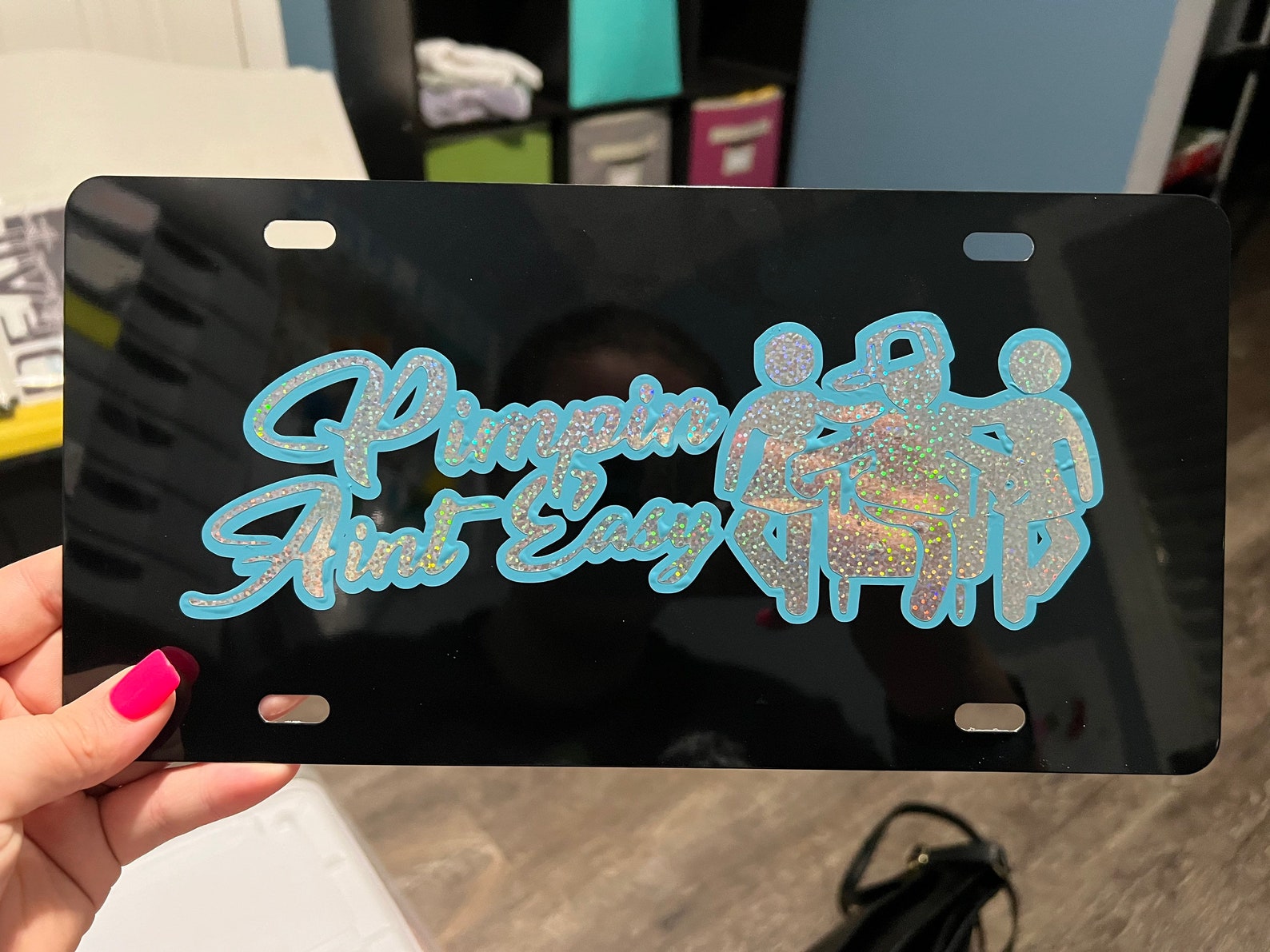 Pimpin Aint Easy License Plate - Etsy