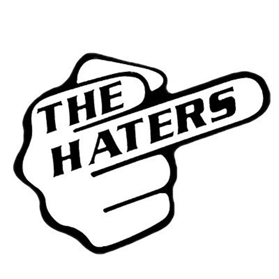 F the Haters Decal - Etsy