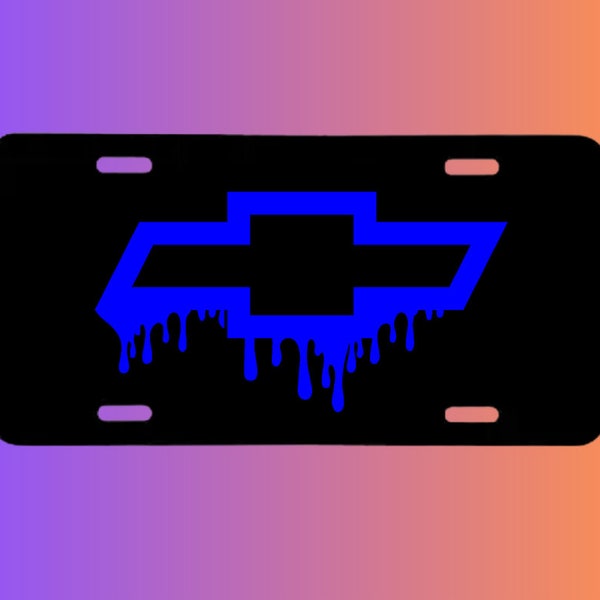Chevy License Plate Frames - Etsy