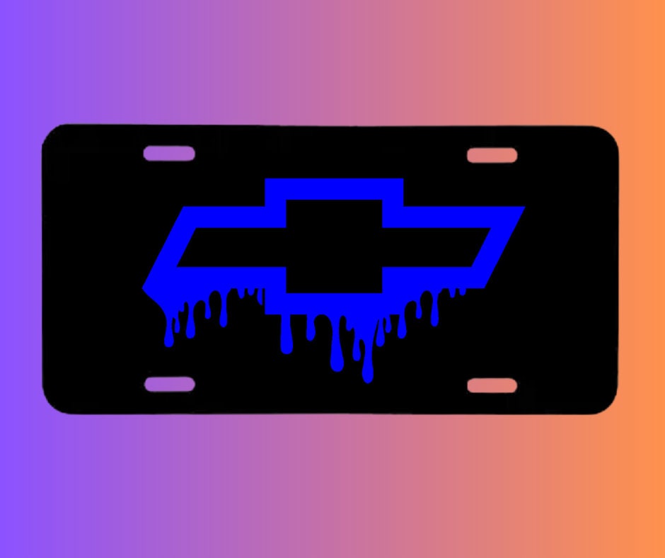 Chevy Drip License Plate - Etsy