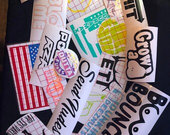 DILLIGAF 22 Windshield Vinyl Decal Sticker - Etsy