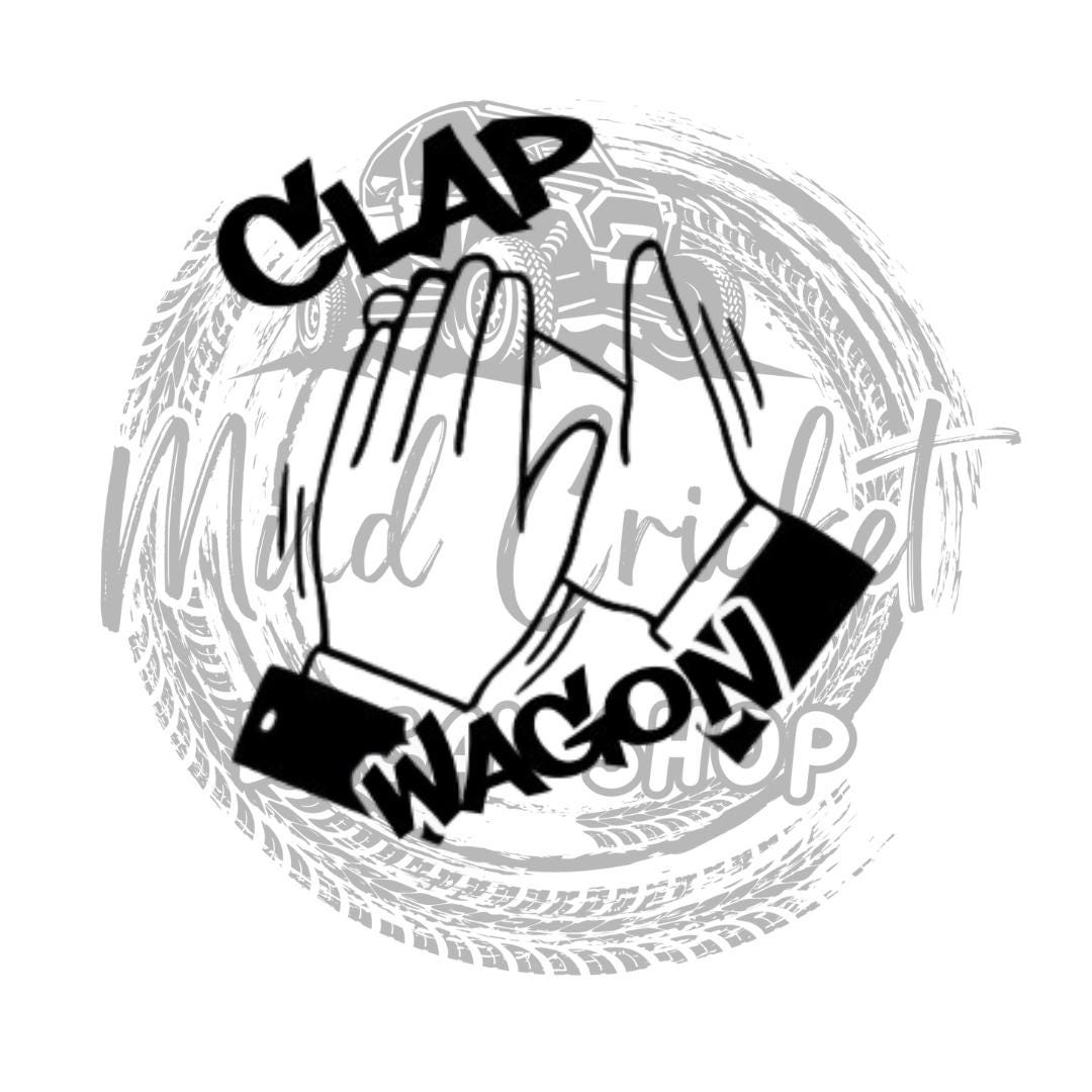 Clap Wagon Decal - Etsy