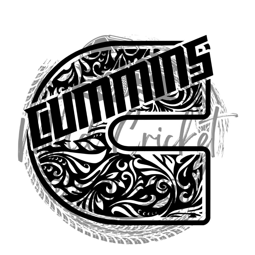 Cummins Tooled Leather Decal - Etsy