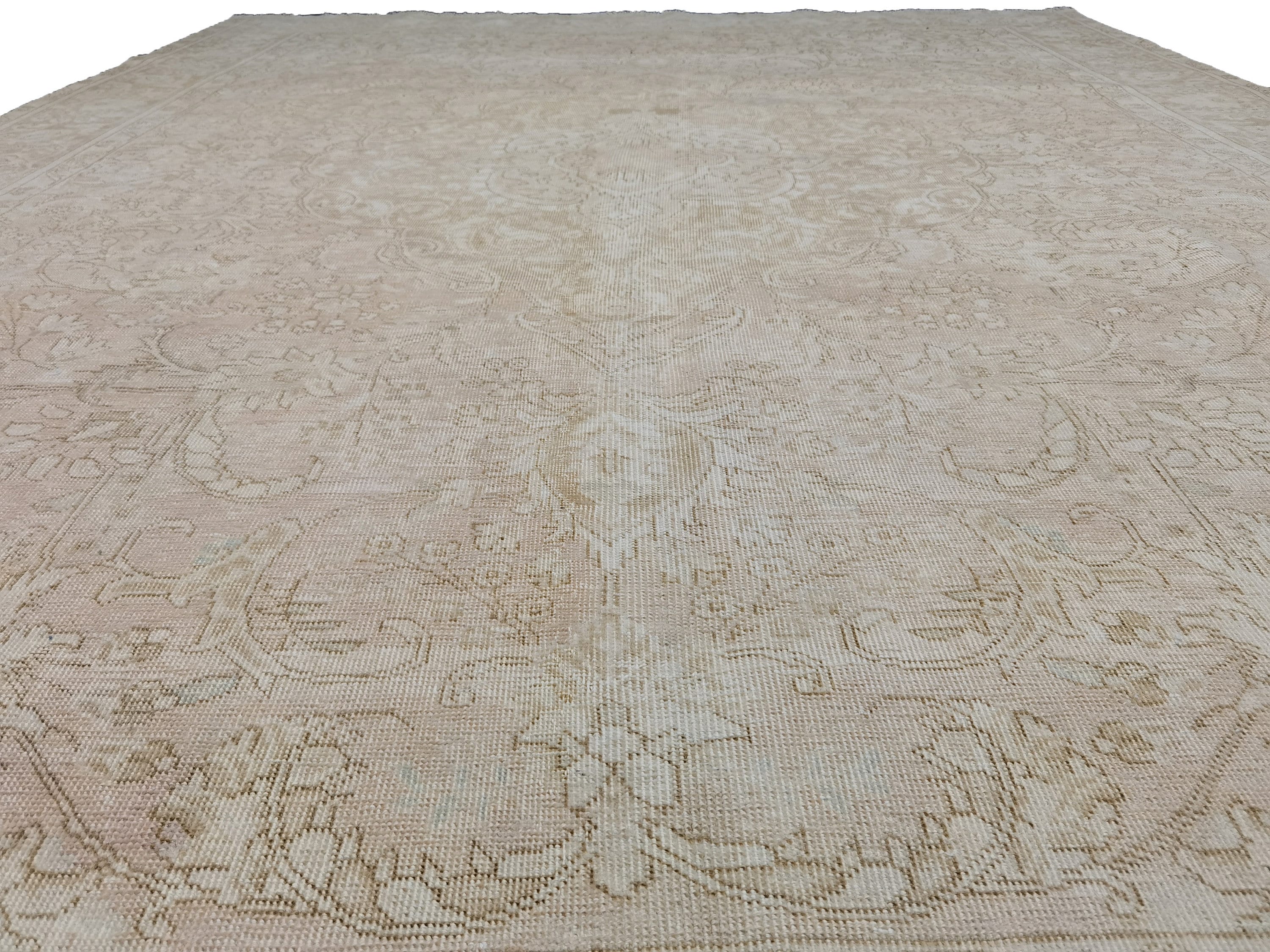 Extra Large Neutral Rug 9'4x 12'6 // Wool Oversized Rug, Large Area Rug ...