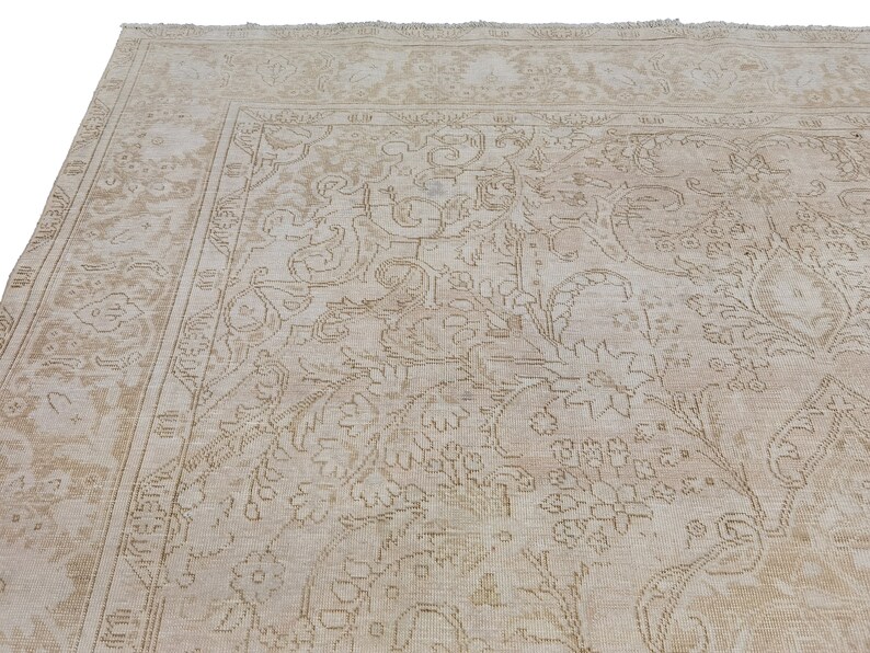 Extra Large Neutral Rug 9'4x 12'6 // Wool - Etsy