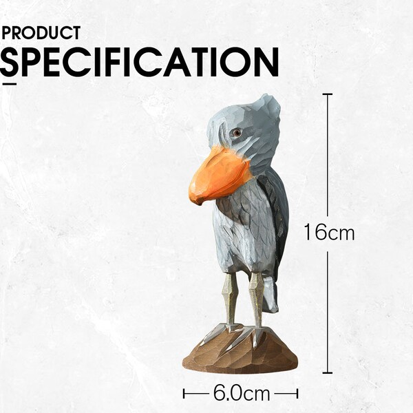 Shoebill Wooden - Etsy