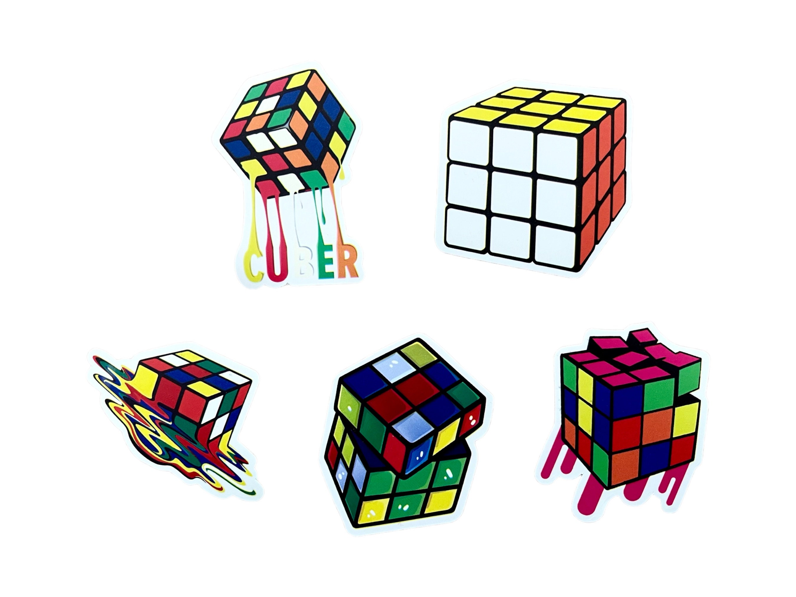 Magic Cube Sticker 25 Pcs Set,magic Puzzle,speed Cube,sticker ...