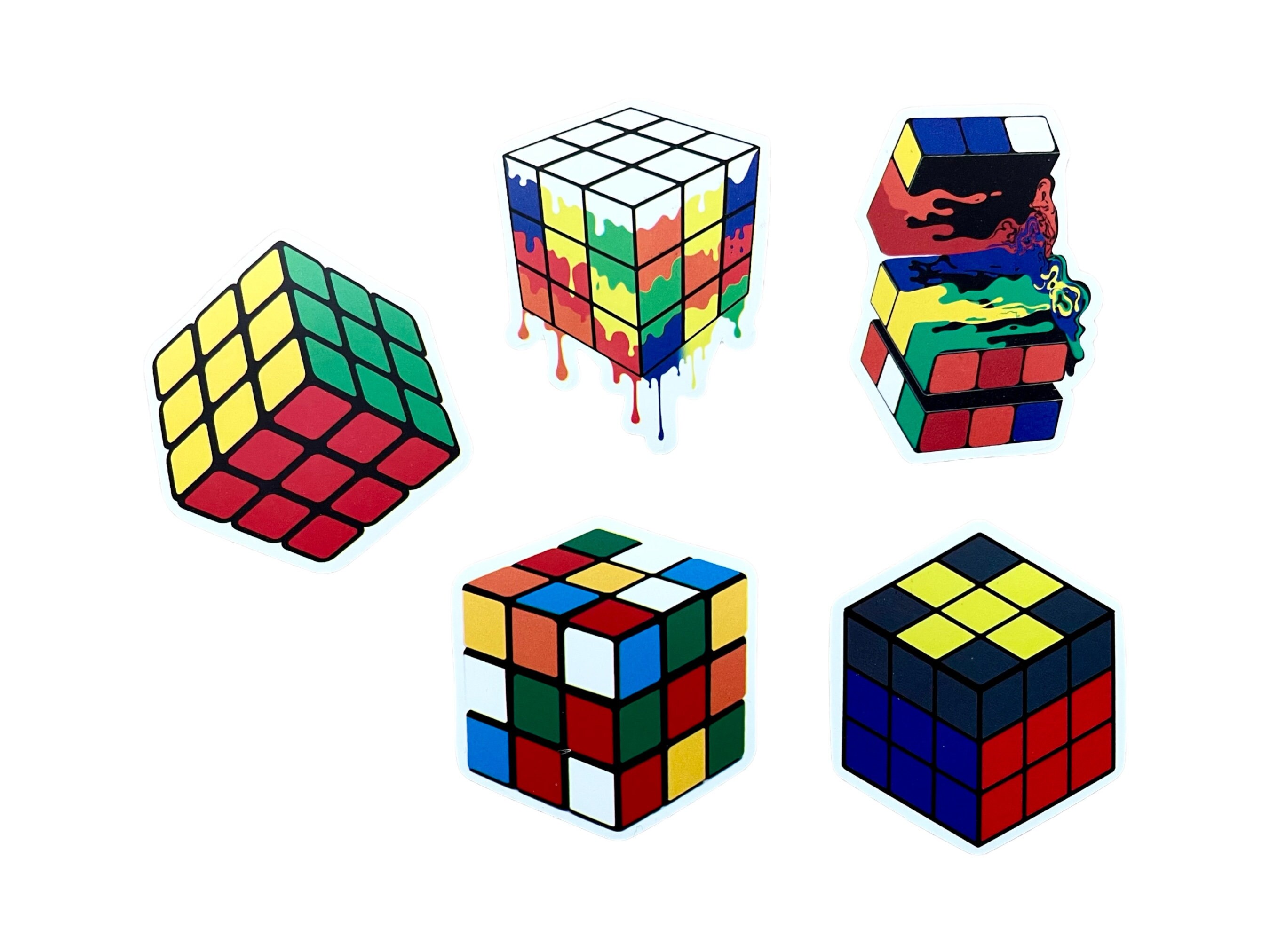 Magic Cube Sticker 25 Pcs Set,magic Puzzle,speed Cube,sticker ...