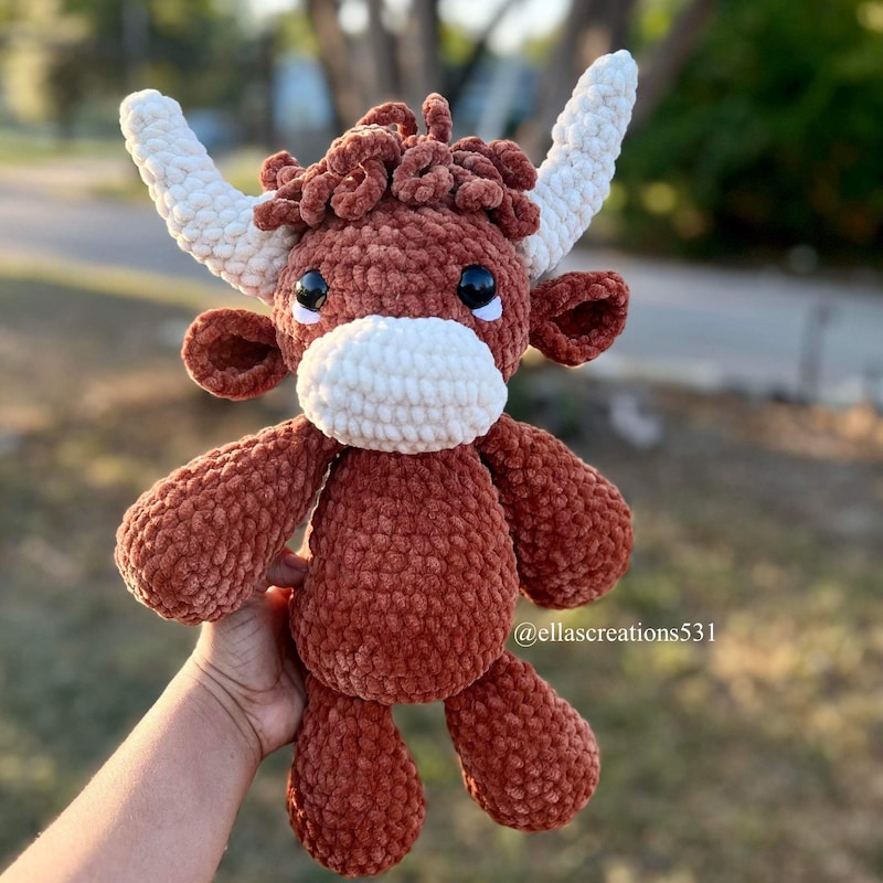 Crochet Longhorn - Etsy