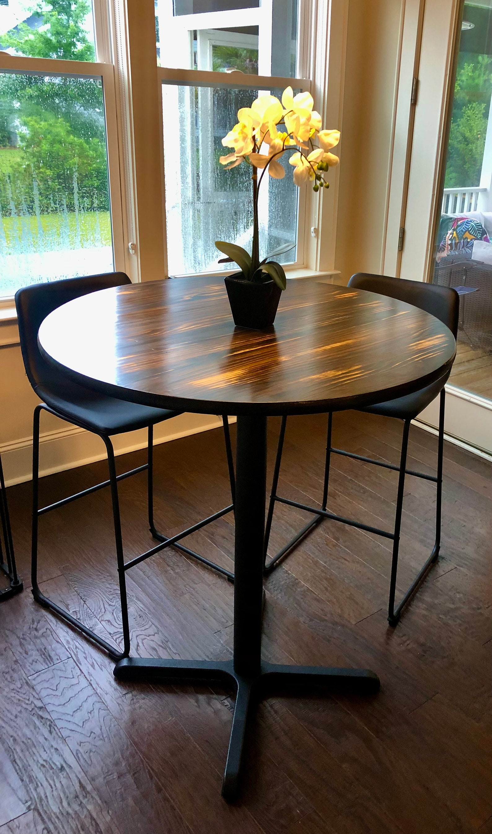 Engraved Round Table High Table Pub Table Round Bar Top - Etsy