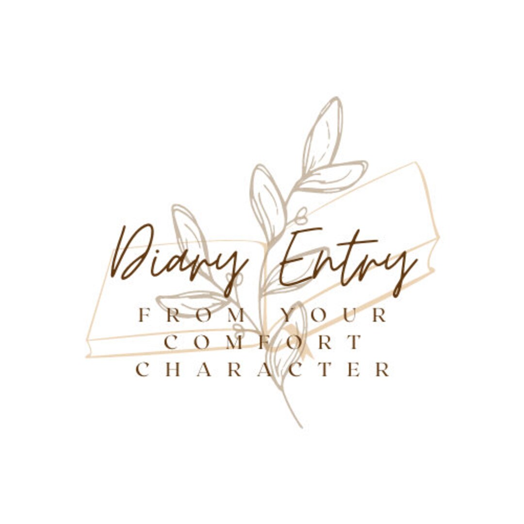 Comfort Character Diary Entry - Etsy