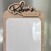 WOODEN FRIDGE MAGNET to Do List - Grocery List - Notes White Board Dry ...