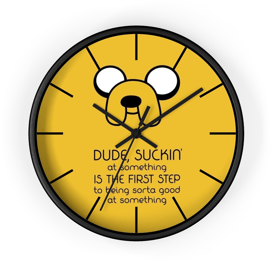 Adventure Time, Finn, Bmo, Jake the Dog, Cartoon, Wall Clock, Home ...