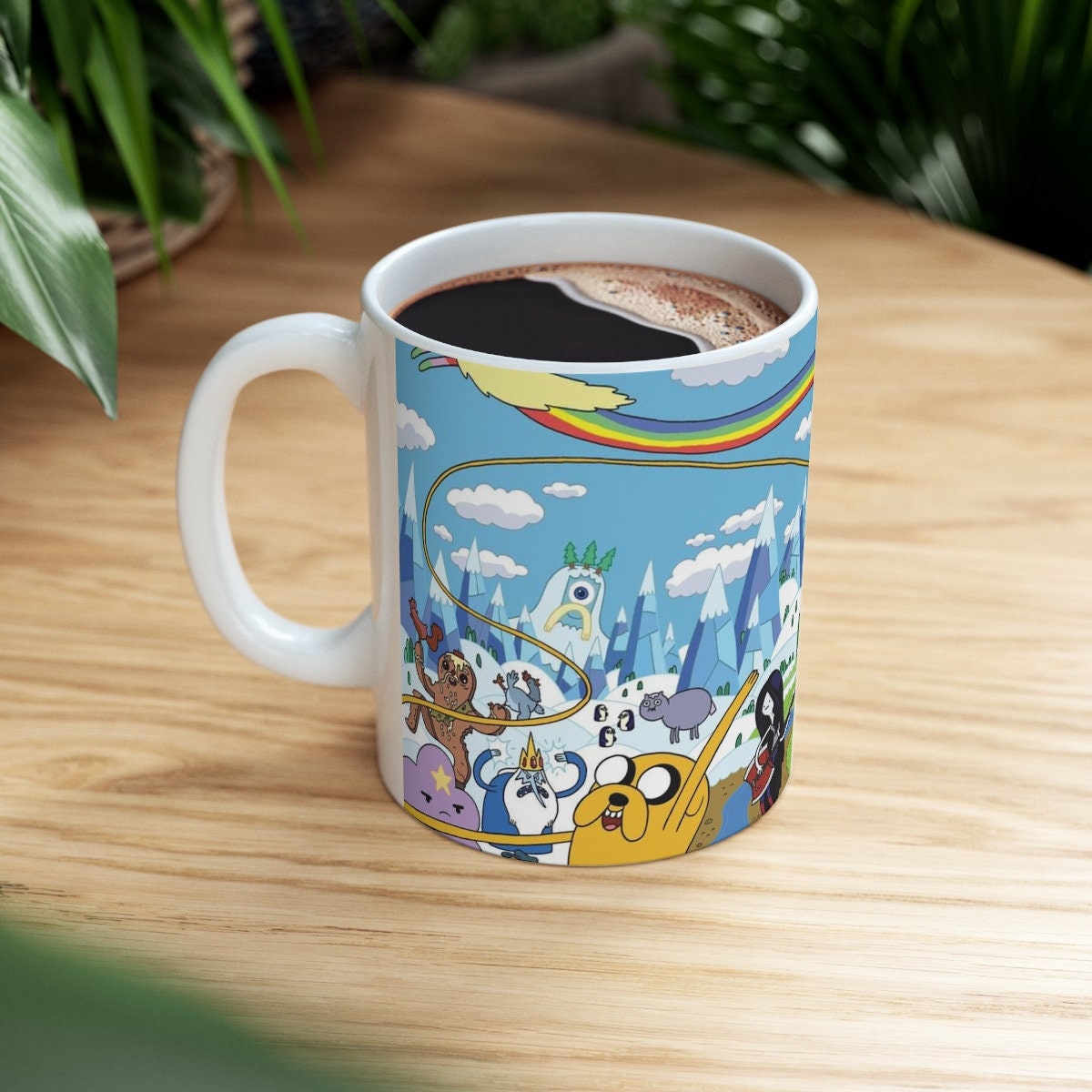 Adventure Time Finn Bmo Jake the Dog Cartoon Mug Ceramic - Etsy