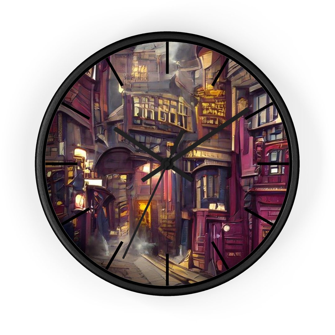 Wizard Magic Hogwarts Wall Clock Home Decoration gift - Etsy