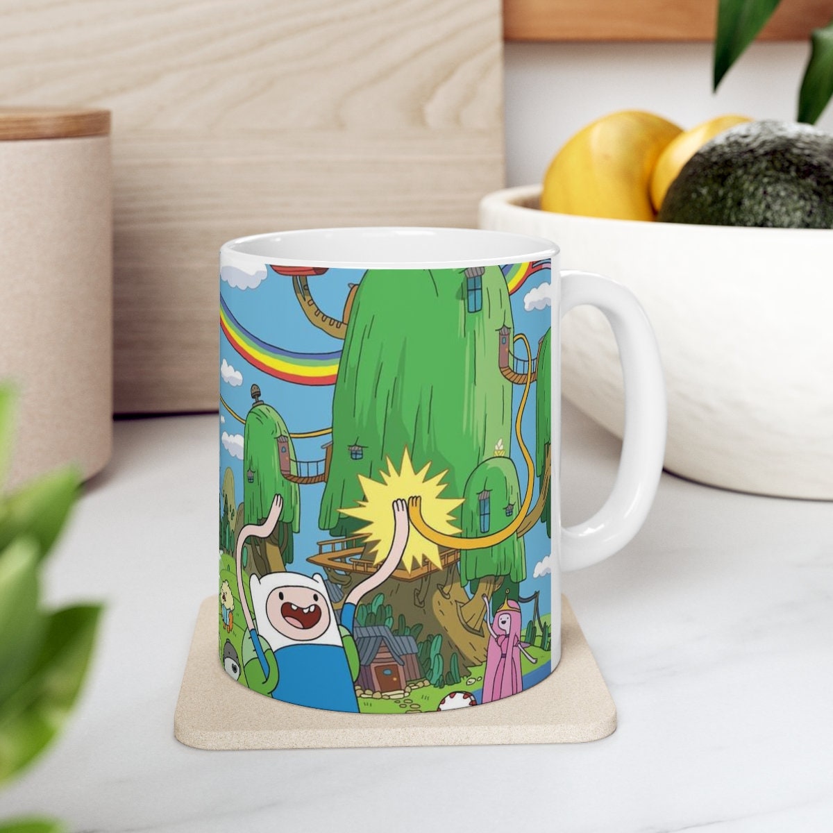 Adventure Time Finn Bmo Jake the Dog Cartoon Mug Ceramic - Etsy