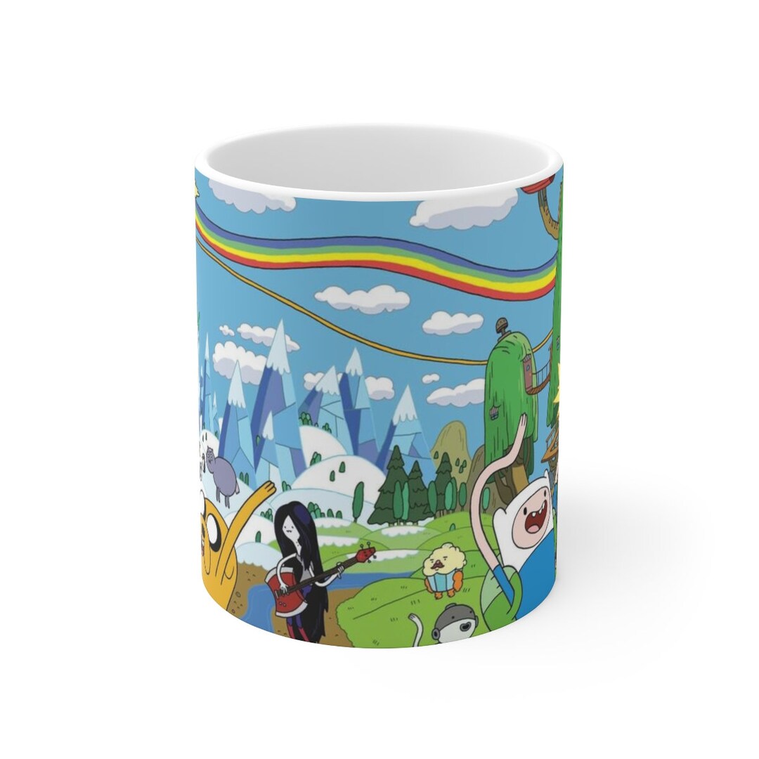 Adventure Time Finn Bmo Jake the Dog Cartoon Mug Ceramic - Etsy