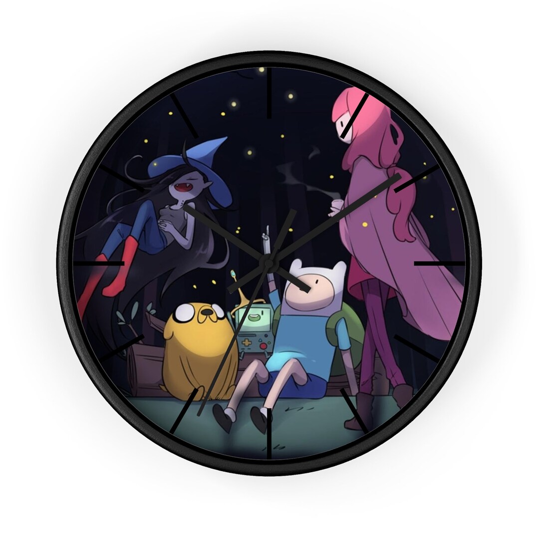 Adventure Time Finn Bmo Jake the Dog Cartoon Wall Clock - Etsy