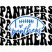 Panthers Football SVG PNG Panthers Svgstacked Panthers - Etsy