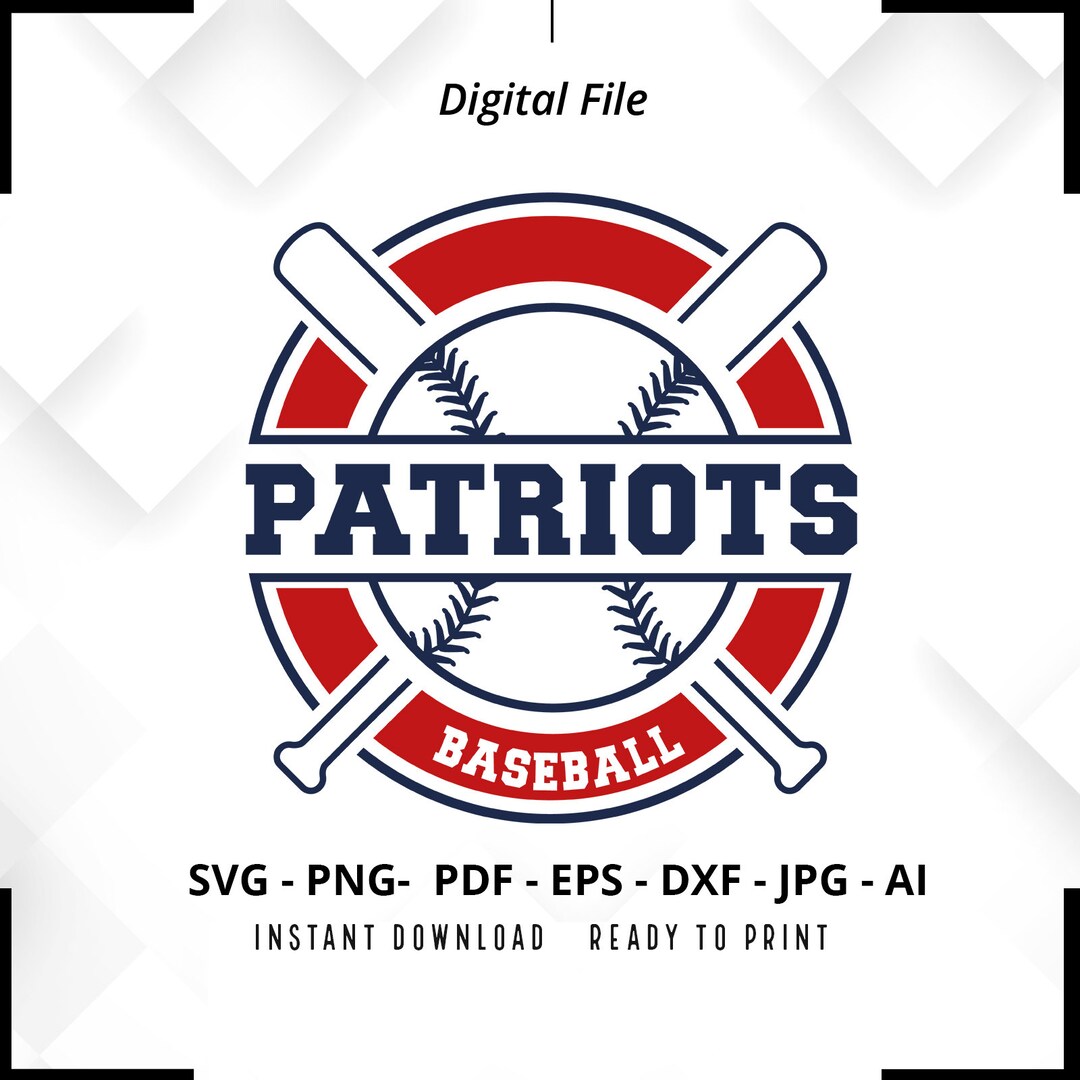 Patriots Baseball SVG PNG, Patriots Svg, Baseball Svg, Patriots Shirt ...