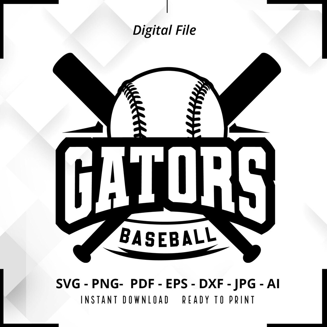 Gators Baseball SVG PNG, Gators Svg, Gators Shirt Svg, Gators Cheer Svg ...