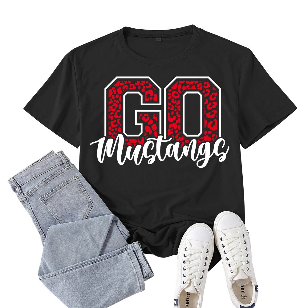 Go Mustangs Svg,mustangs Cheer Svg,mustangs Shirt Svg,mustangs Mascot ...