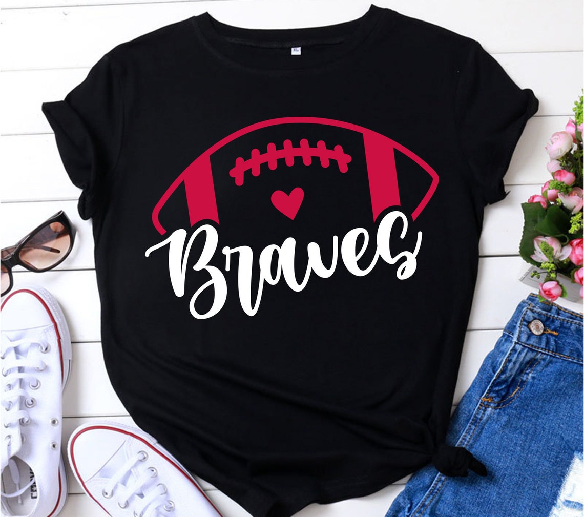 Braves Football Svg,braves Svg,braves Shirt Svg,braves Mascot Svg ...