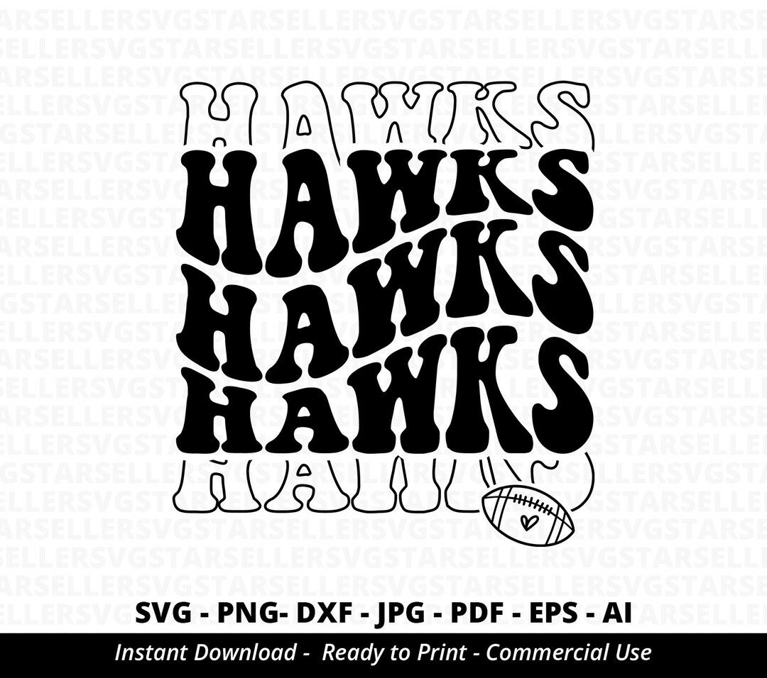 Hawks SVG PNG, Stacked Hawks Svg,hawks Shirt Svg,hawks Cheer Svg,hawks ...