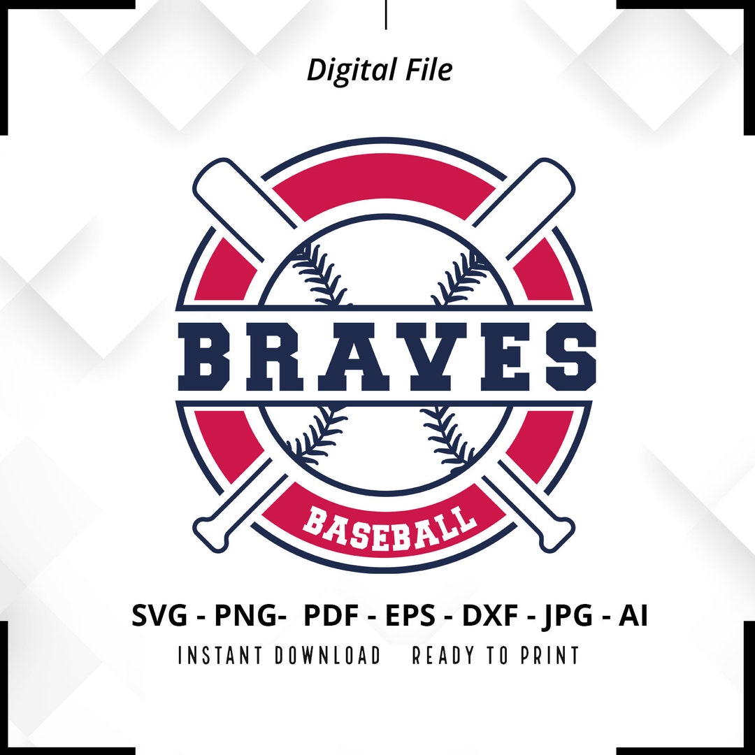 Braves Baseball SVG PNG, Braves Svg, Baseball Svg, Braves Shirt Svg ...