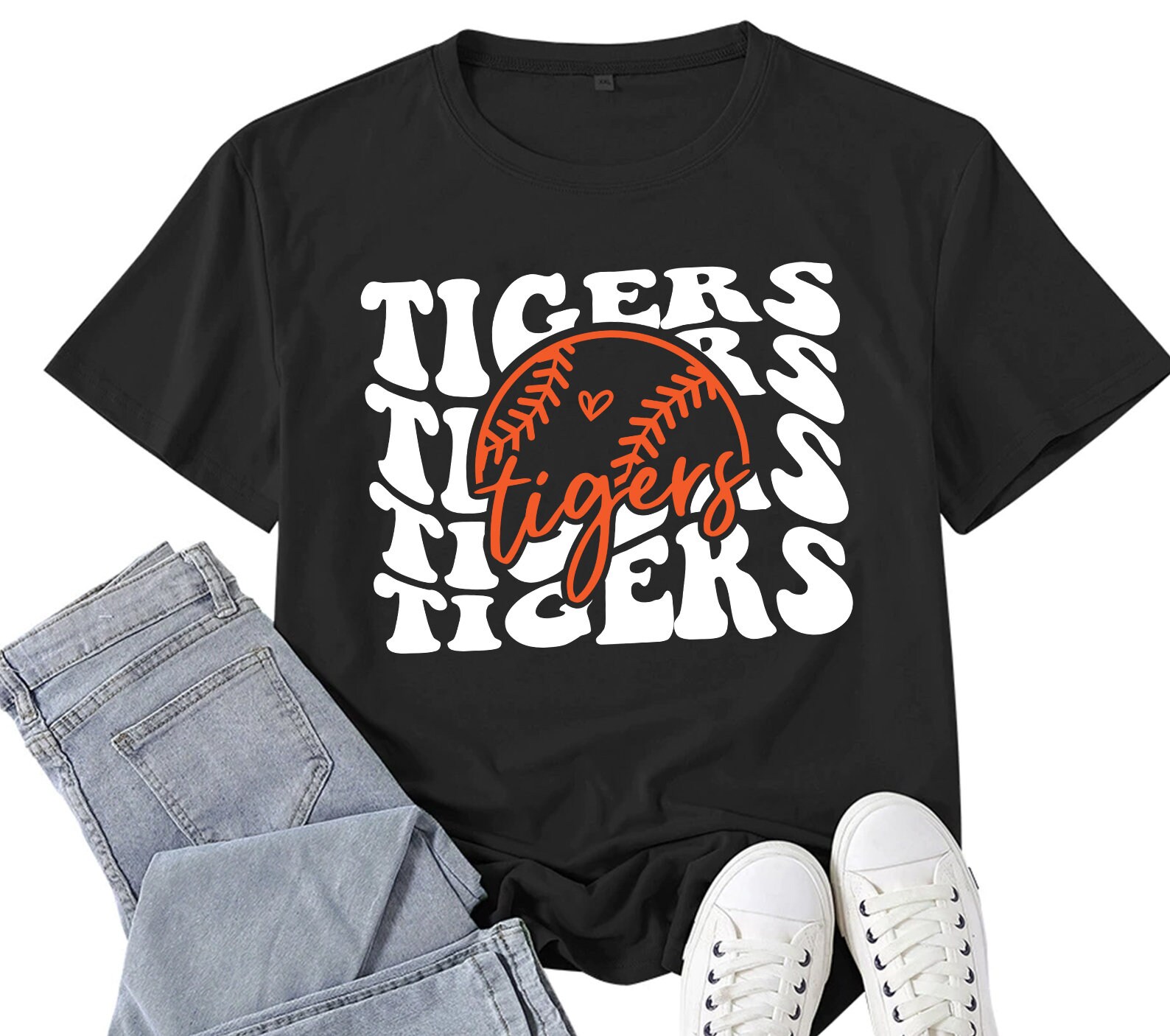 Tigers Baseball SVG PNG Stacked Tigers Svgtigers Svgtigers - Etsy