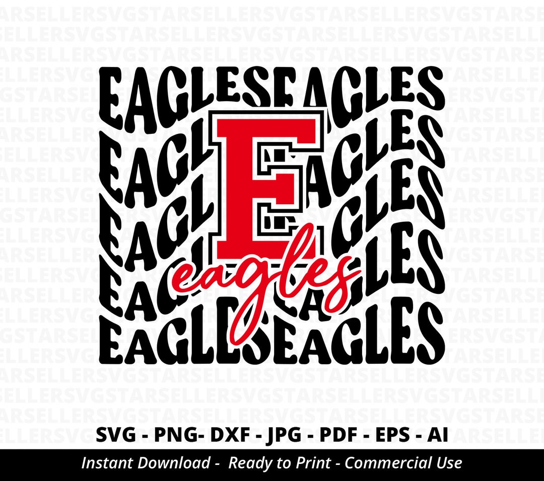 Eagles SVG PNG, Stacked Eagles Svg,eagles Shirt Svg,eagles Cheer Svg ...