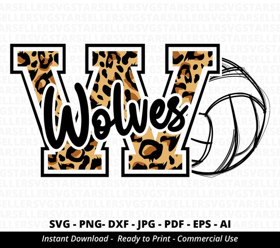Wolves Svgwolves Volleyball Svgwolves Cheer Svgwolves - Etsy