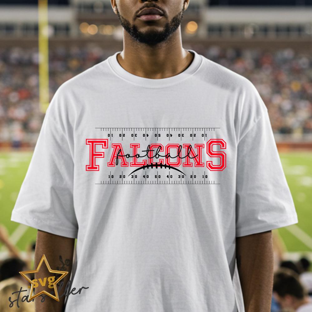 Falcons Football SVG PNG | School Spirit Shirt Design | Cheer Team ...
