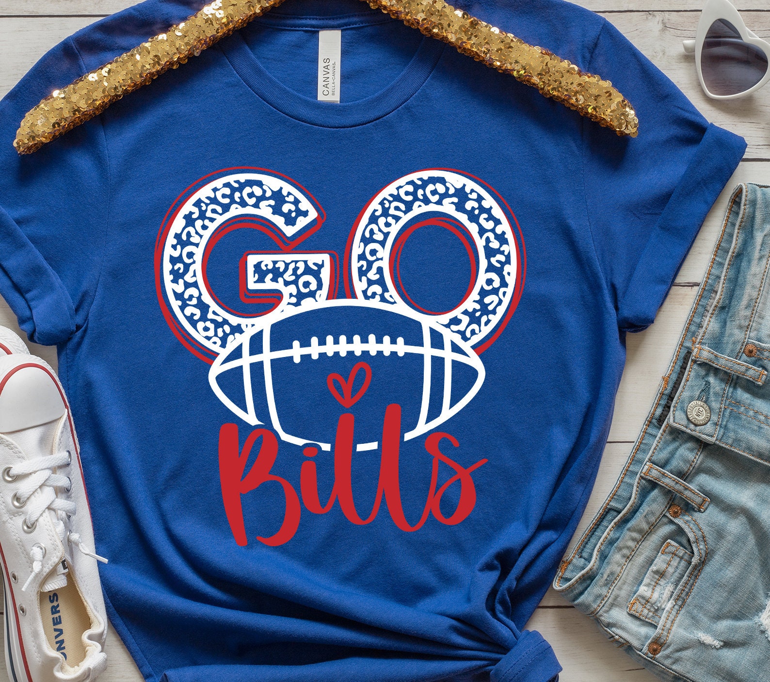 Go Bills Leopard Football SVG, PNG, Cricut - Etsy