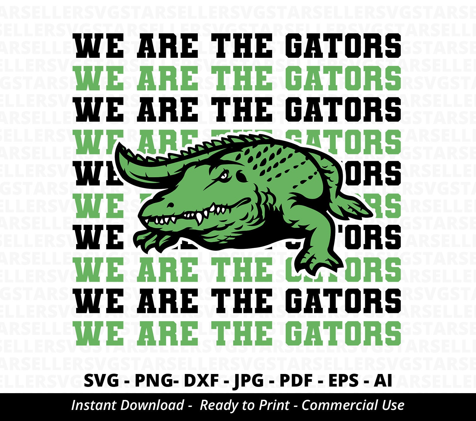 We Are the Gators Mascot SVG Png,gators Sublimation Design,gators Shirt ...