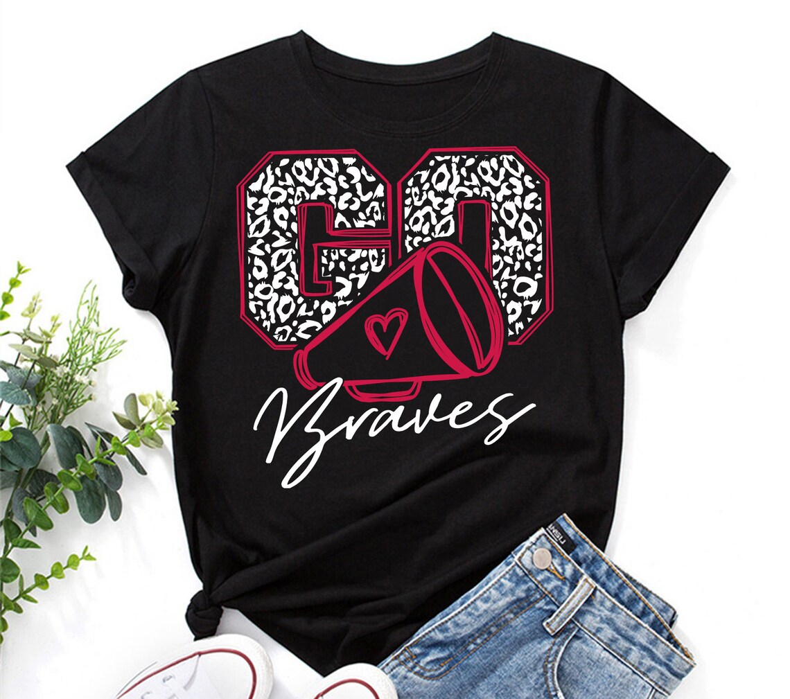 Go Braves Leopard Svgbraves Cheer Svgbraves Mascot - Etsy
