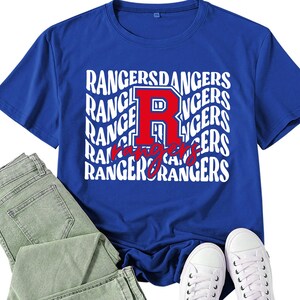 Rangers SVG PNG, Stacked Rangers Svg,rangers Shirt Svg,rangers Cheer ...