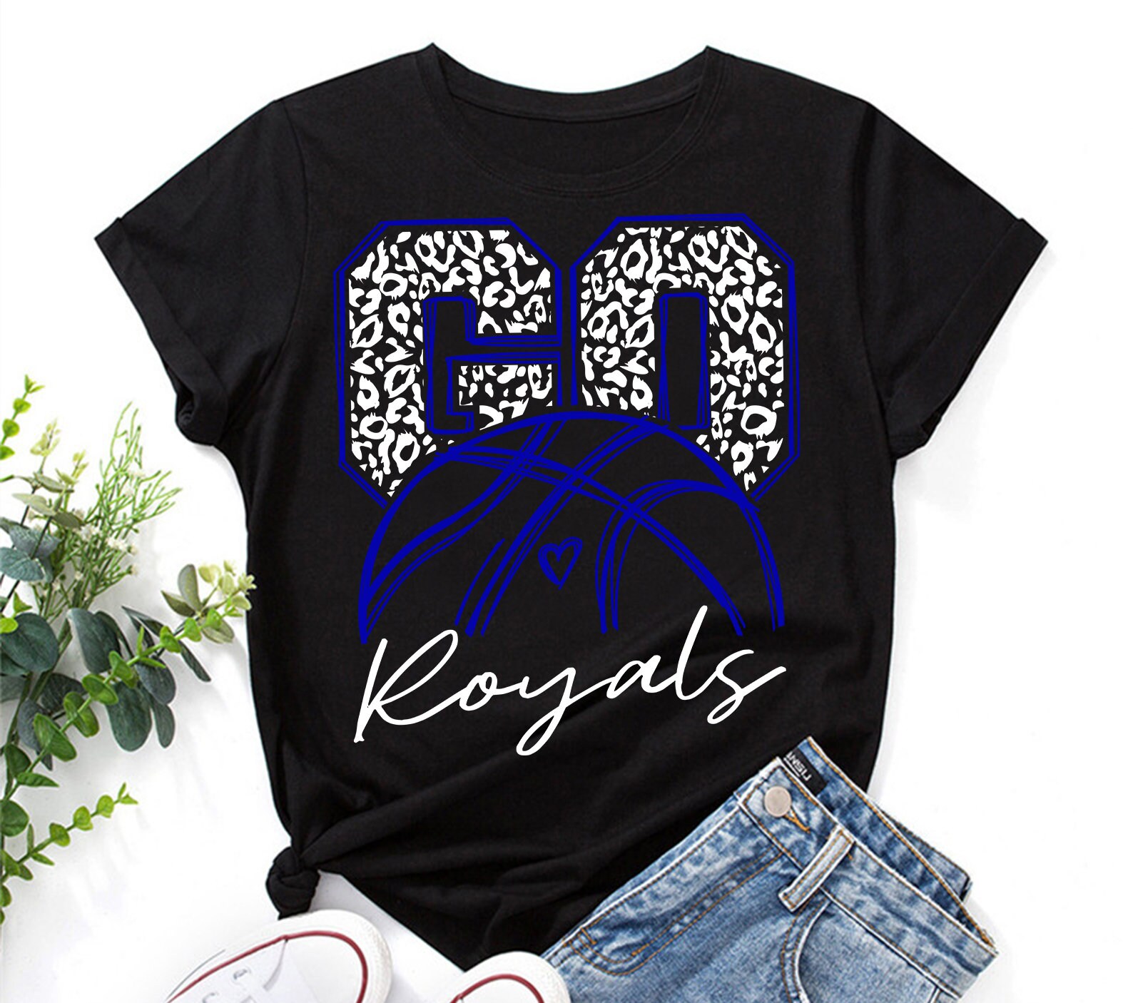 Go Royals Basketball Svgroyals Svggo Leopard Royals - Etsy