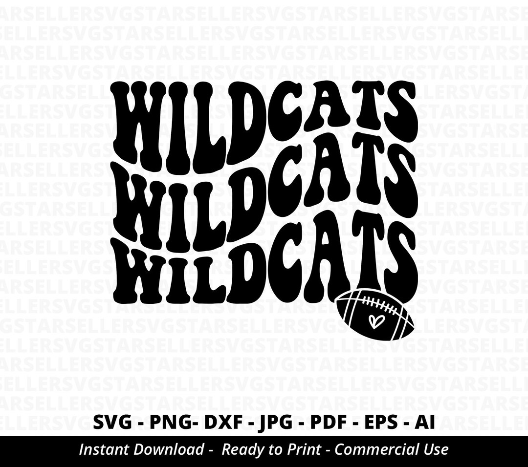 Wildcats SVG PNG, Stacked Wildcats Svg,wildcats Shirt Svg,wildcats ...