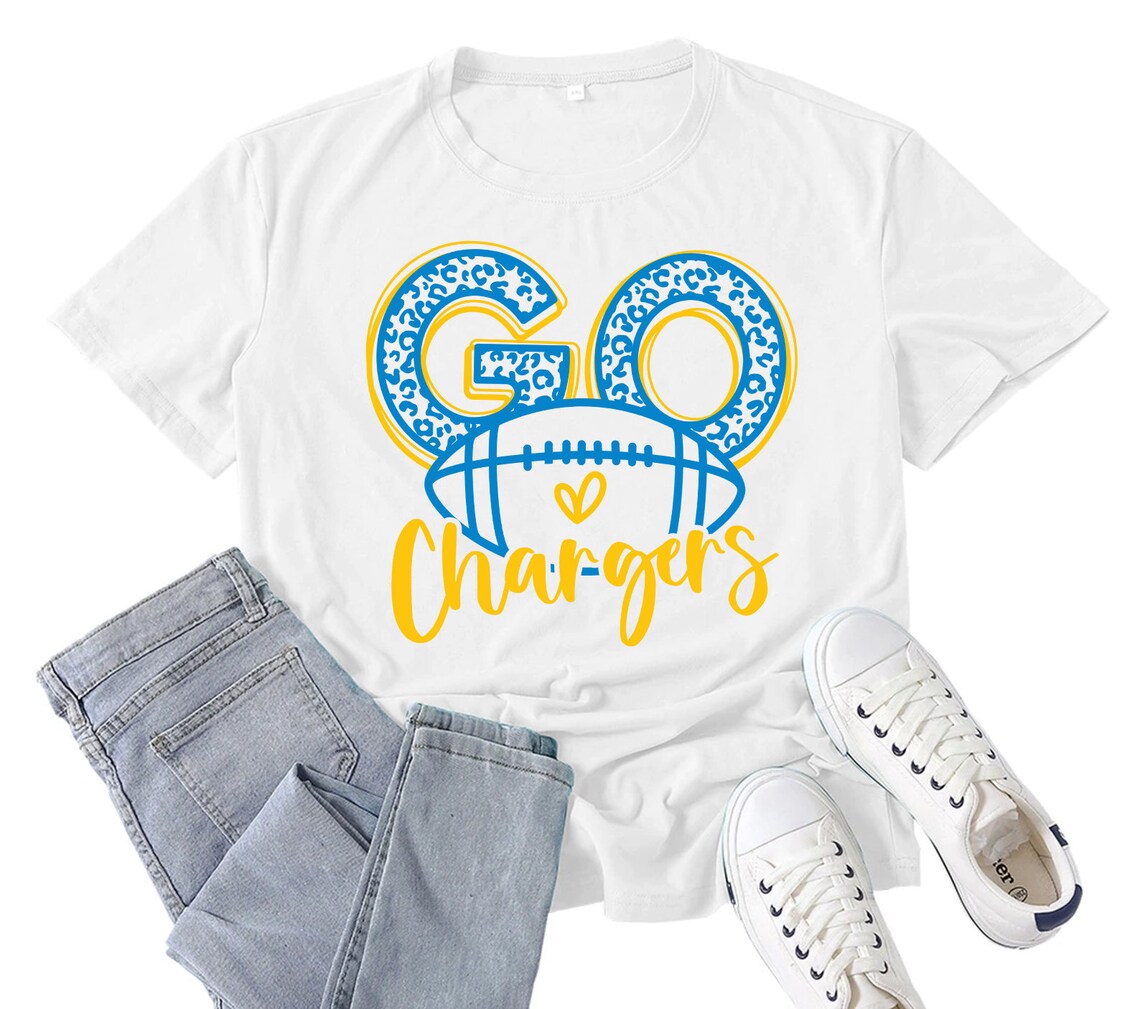 Go Chargers Football SVG PNG Chargers Svgleopard Go Chargers - Etsy