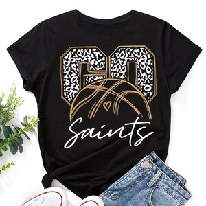 Go Saints Basketball Svg,leopard Go Saints Svg,basketball Mom Svg ...
