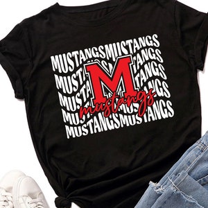Mustangs SVG PNG, Stacked Mustangs Svg,mustangs Shirt Svg,mustangs ...