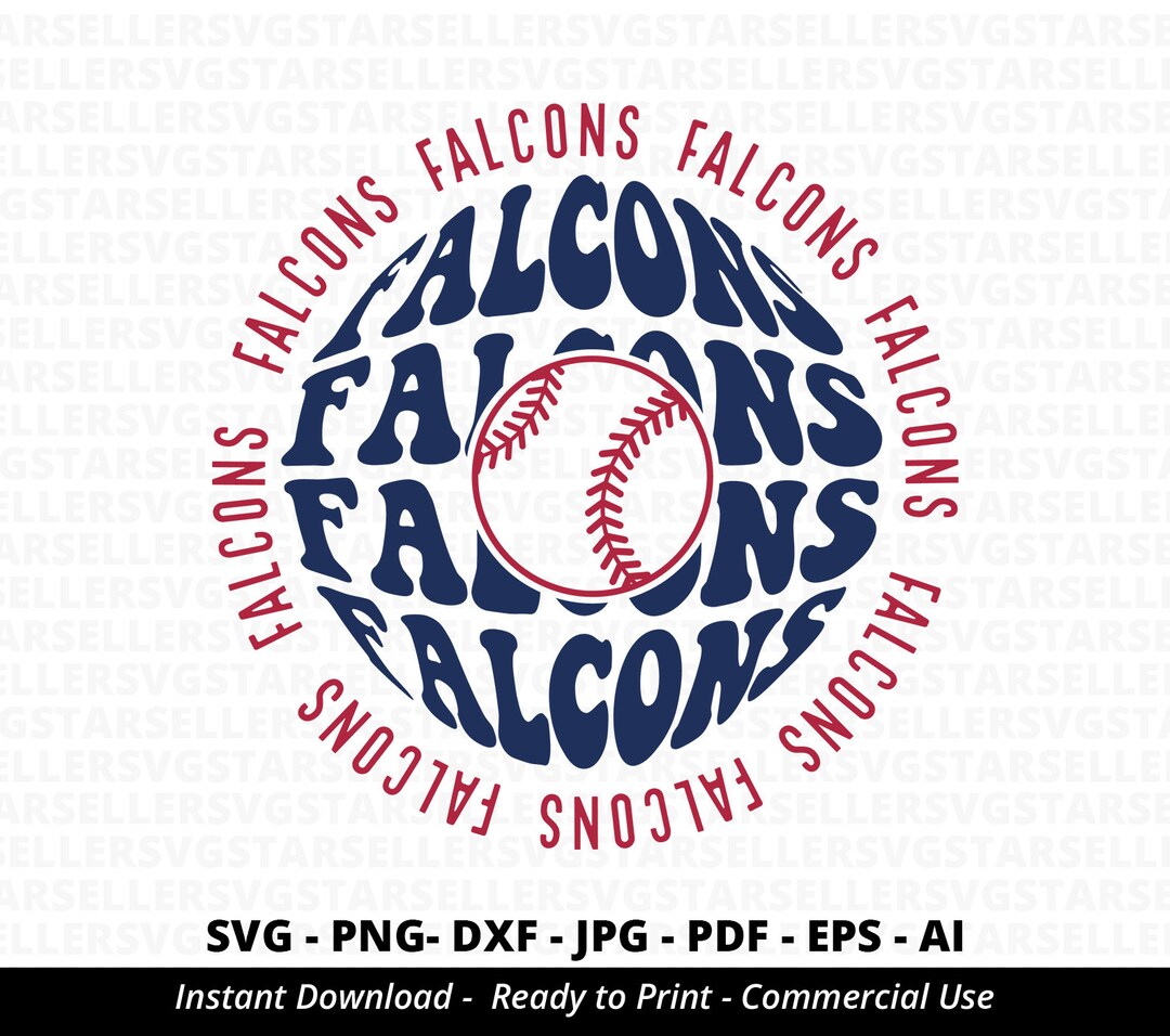 Falcons Baseball SVG PNG, Falcons Svg,falcons Shirt Svg,falcons Cheer ...