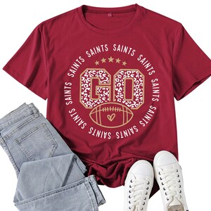 Go Saints Football SVG PNG, Saints Svg,leopard Go Saints Svg,saints ...