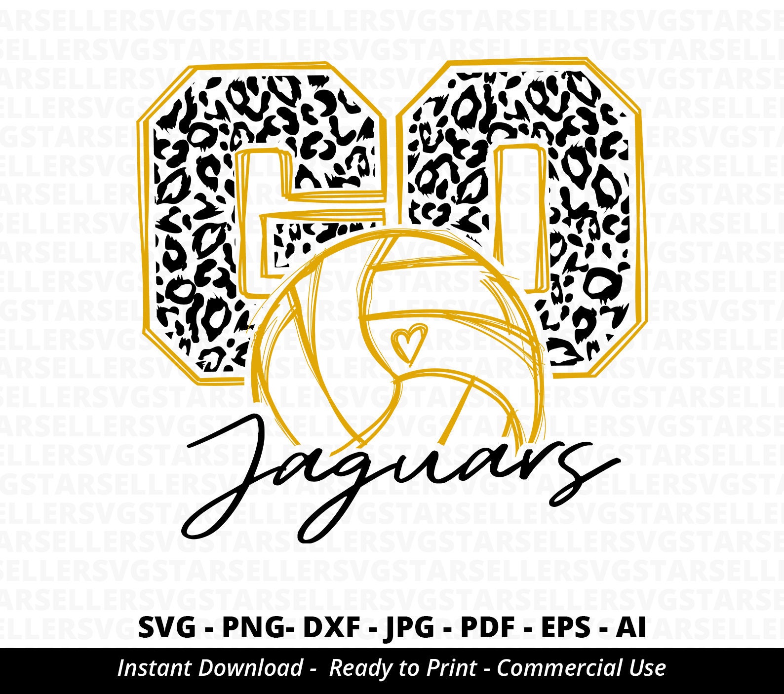 Go Jaguars Volleyball Svg,jaguars Svg,leopard Go Jaguars Svg,jaguars ...